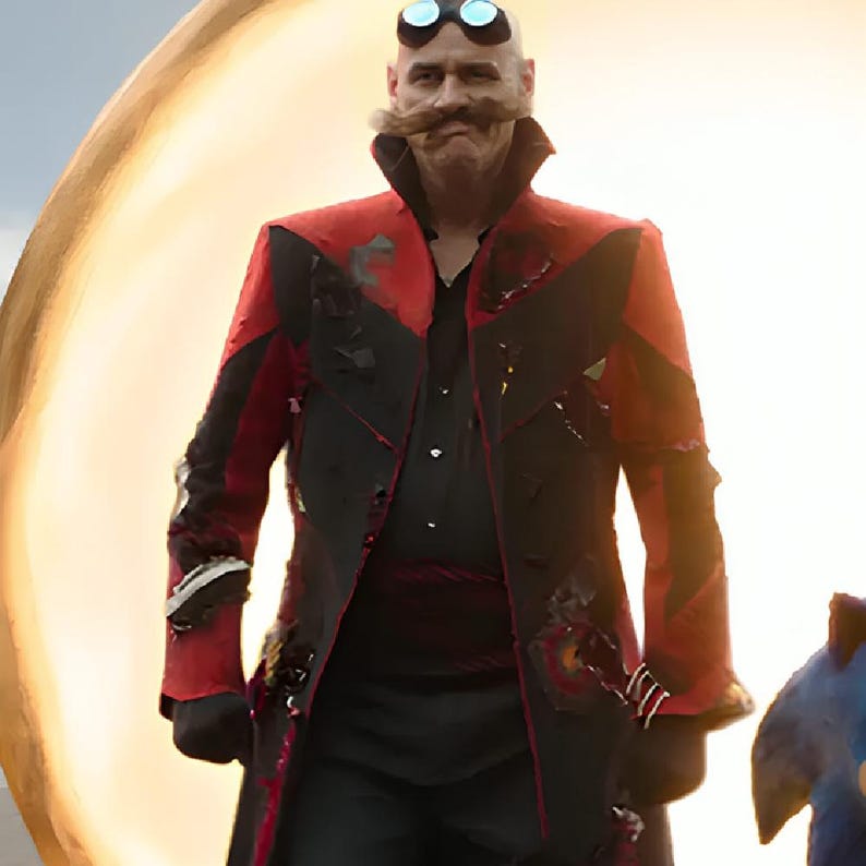 Dr. Eggman Sonic Coat: Dr. Robotnik Cosplay - Etsy