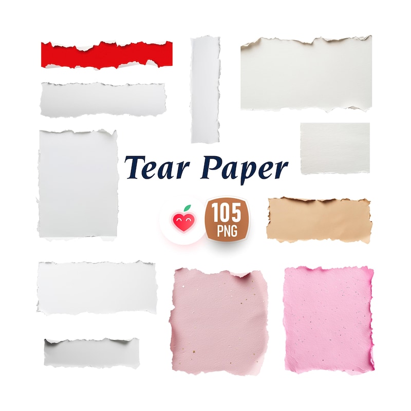 Png Torn Paper Template - Etsy