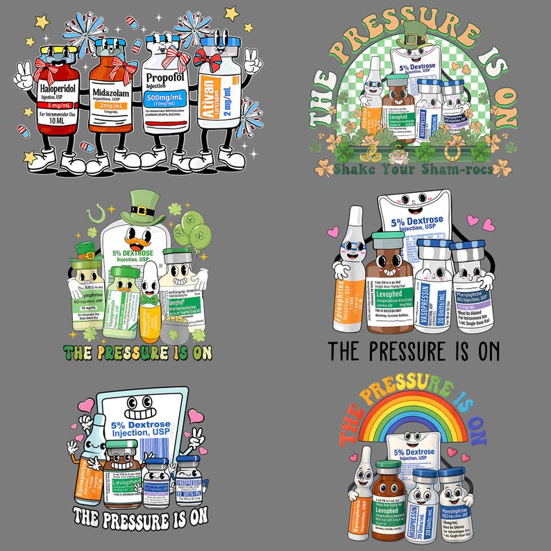 ICU Nurse the Pressure is on PNG – Funny Emergency Medicine Clipart, ER ...