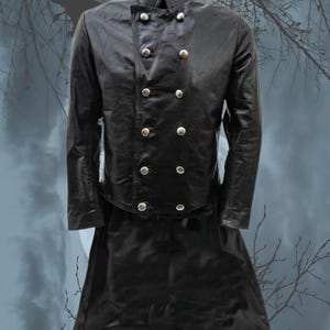 Micah Bell Tailcoat Leather Jacket - Etsy