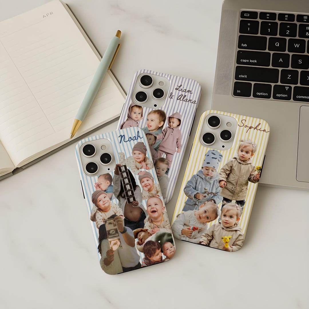 Personalized Photo Collage Phone Case, Personalized Photo Phone Case ...