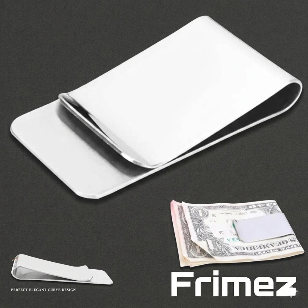 Brushed Brass Money Clip - Slim Minimalist Wallet - Vintage Style Cash ...