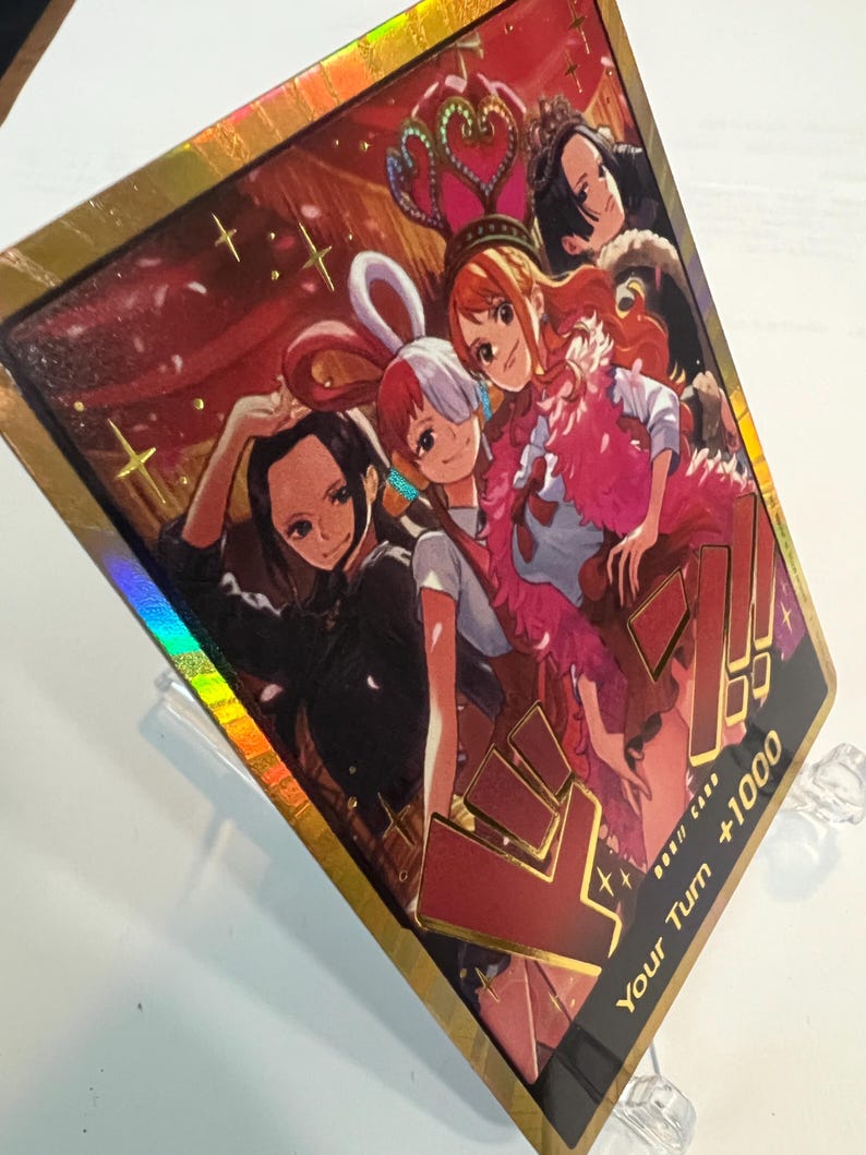 One Piece EB-03 Heroines DON Card – Nami, Robin, Hancock, Uta Gold Holo ...