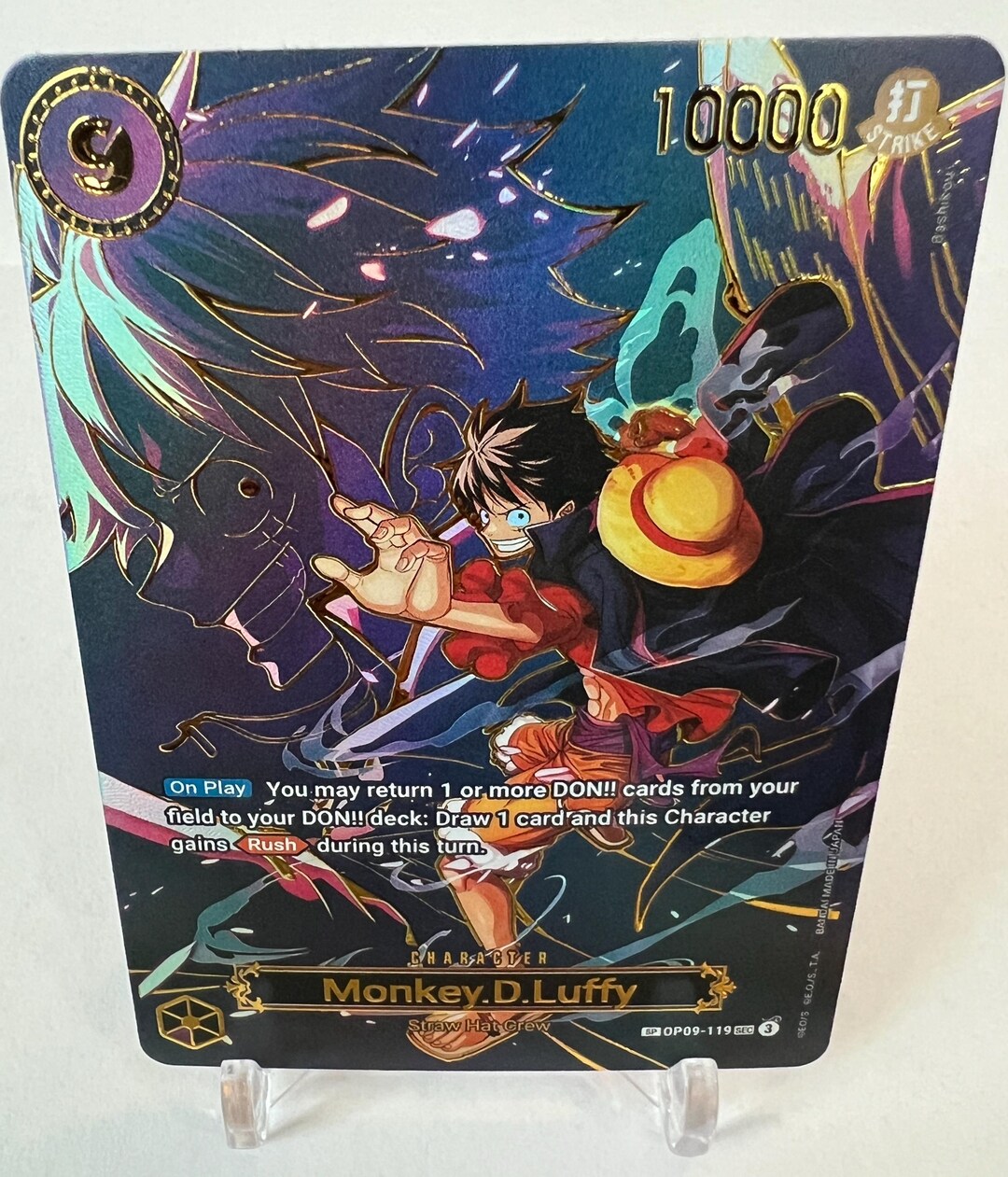 Monkey D. Luffy SP Card Textured Proxy | One Piece TCG Alternate Art ...