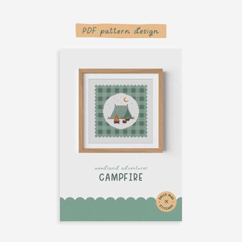 Camping Cross Stitch Pattern - Etsy