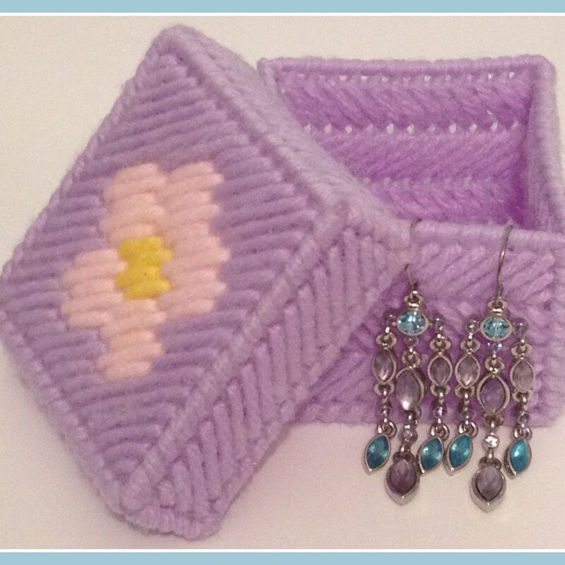 Plastic Canvas Flowers - Etsy