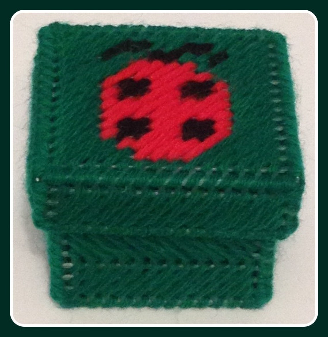 PATTERN: Ladybug Trinket Box in Plastic Canvas - PATTERN ONLY - Etsy