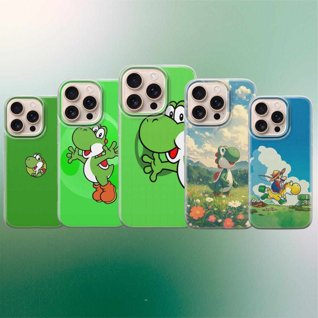 Yoshi Phone Case Nintendo Aesthetic Cover for iPhone 17 16 15 14 13 ...