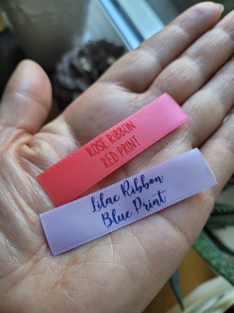 Satin Labels. Clothing Labels. Colour Ribbon 5/8 1.5 | Etsy