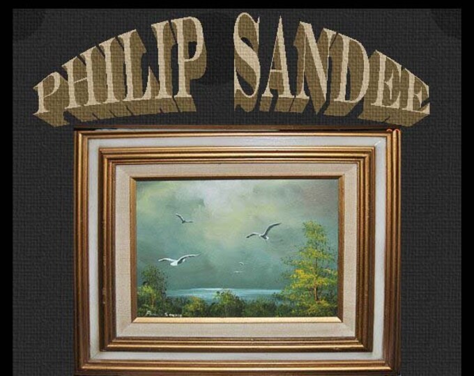 Philip Sandee Oil on Board Painting Original Art Philip Sandee Artist ...