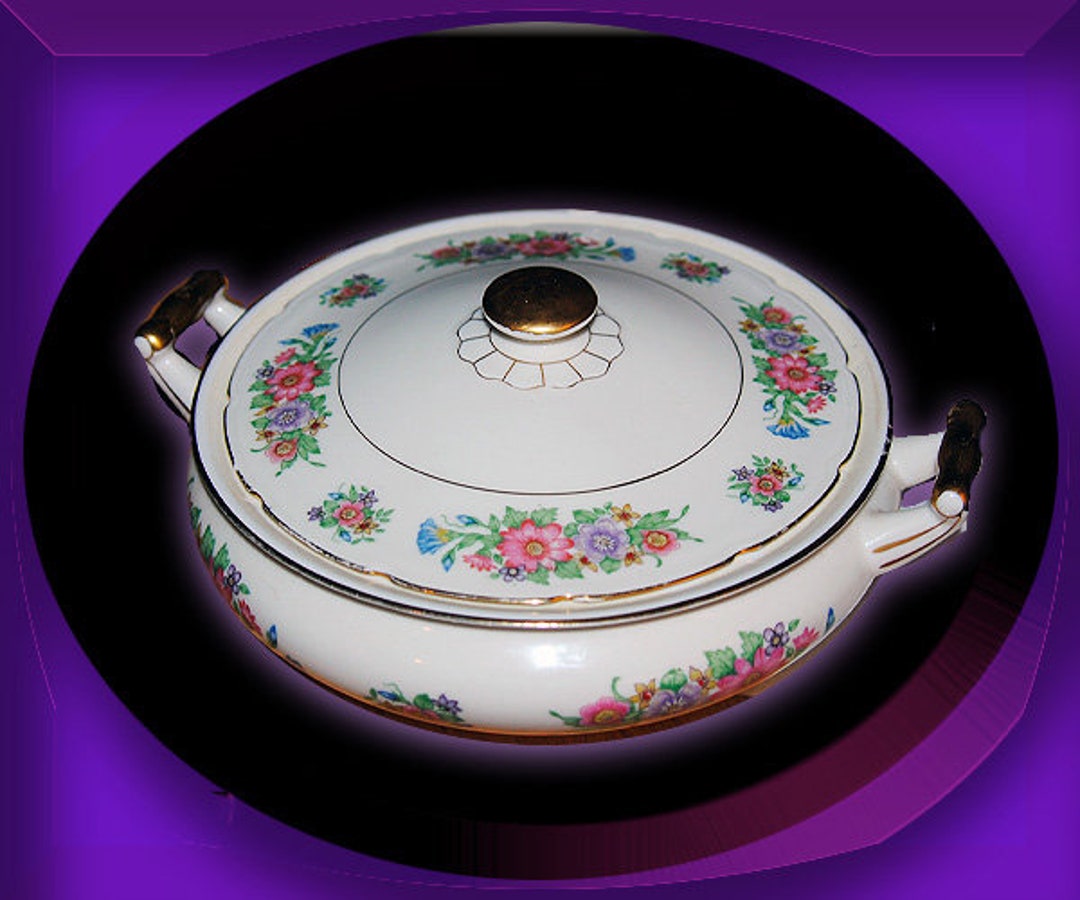 French 10" Covered Ceramic Server - Etsy