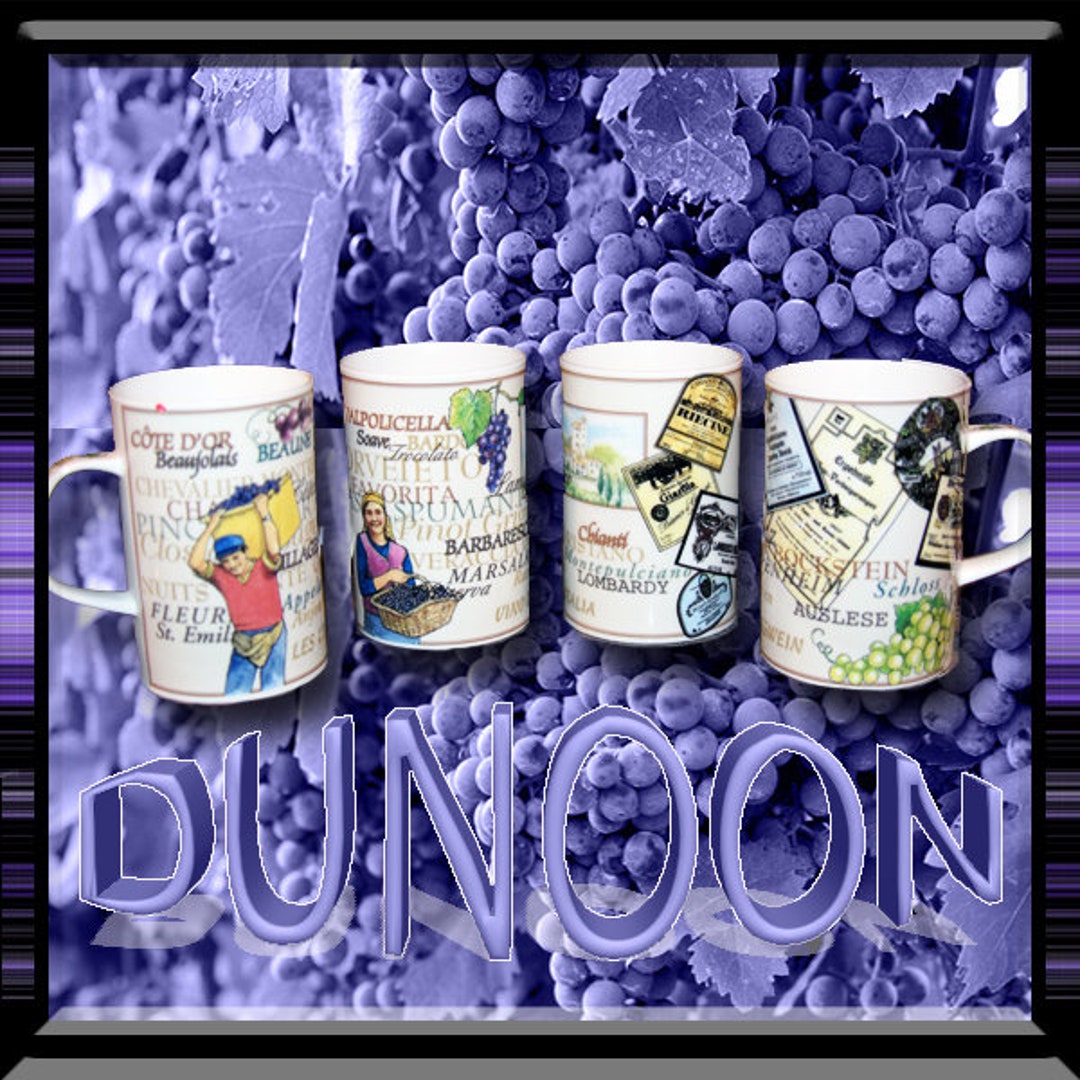 Four 10oz. Dunoon Mugs Designed by Jack Dadd - Etsy