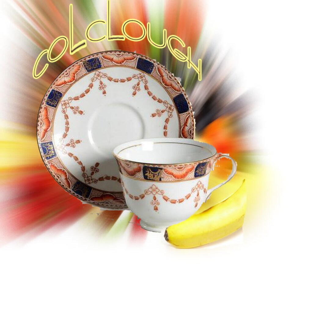 Colclough "imari" Cup and Saucer - Etsy