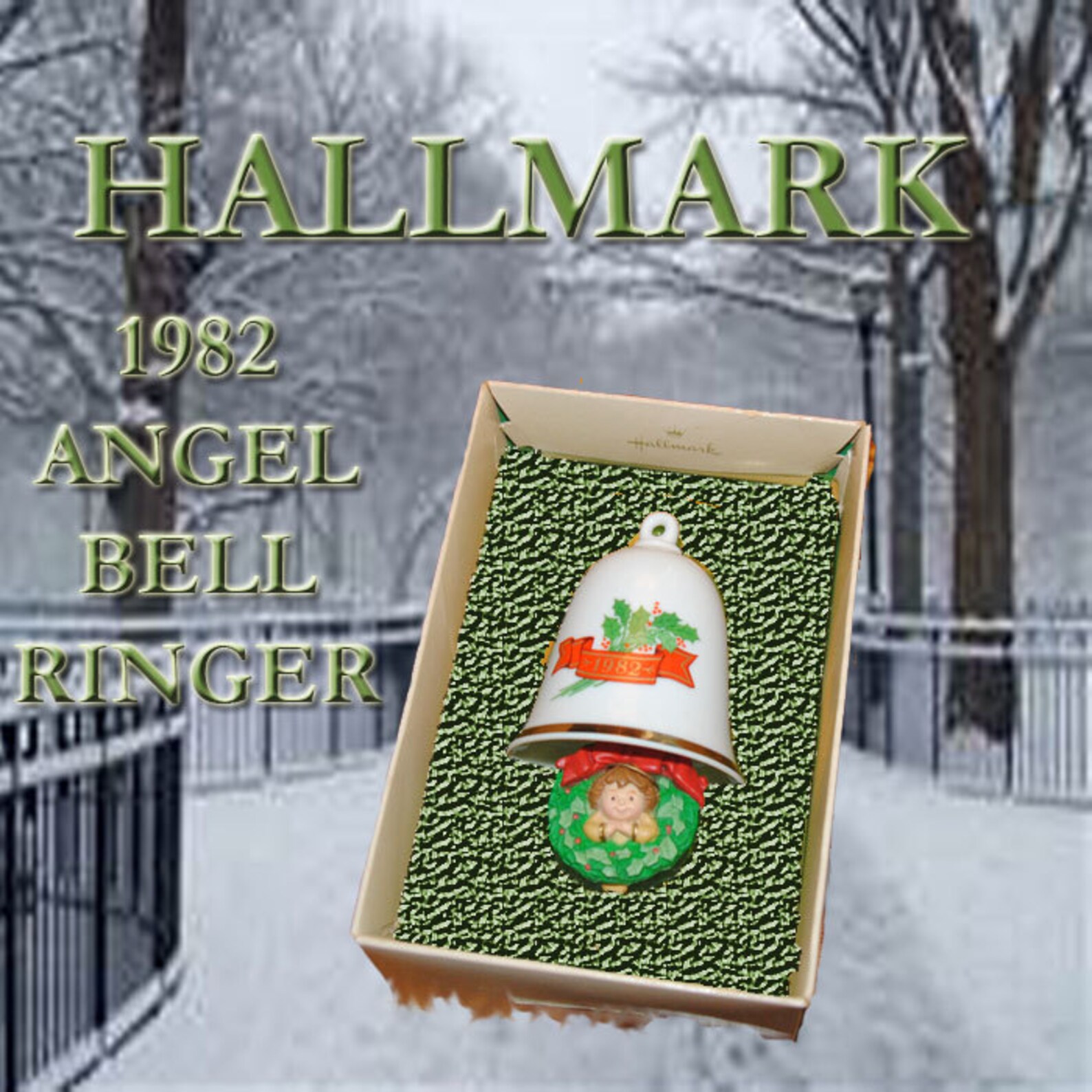 1982 Hallmark Angel Bell Ringer - Etsy