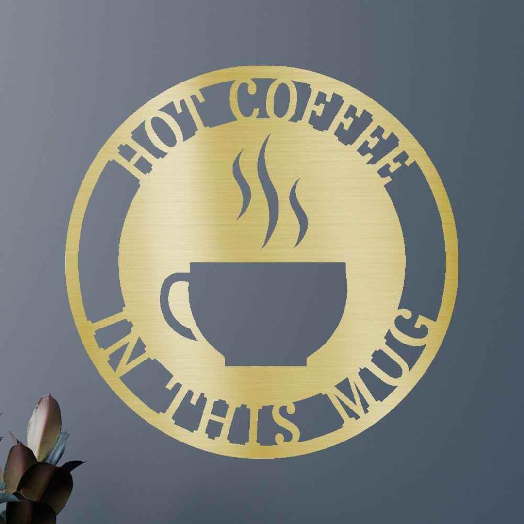 Coffee Haze Personalized Custom Metal Sign - Unique Home Decor Wall Art ...