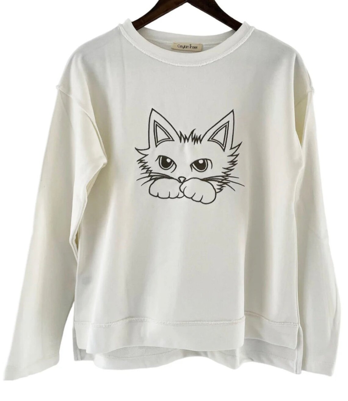 Cat Embroidery Design With PES Format - Etsy