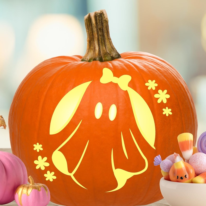 Pumpkin Flower Stencils - Etsy