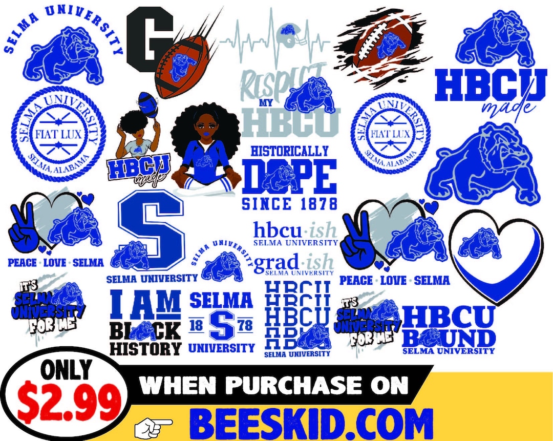Spelman College Svg Hbcu Svg Collections Hbcu Svg Football - Etsy