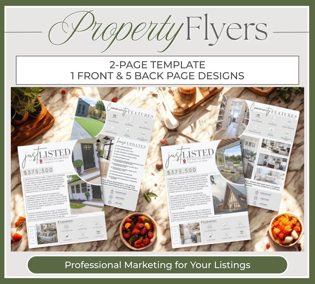 Home Showing Real Estate Flyer | Realtor Listing & Showings, (canva ...