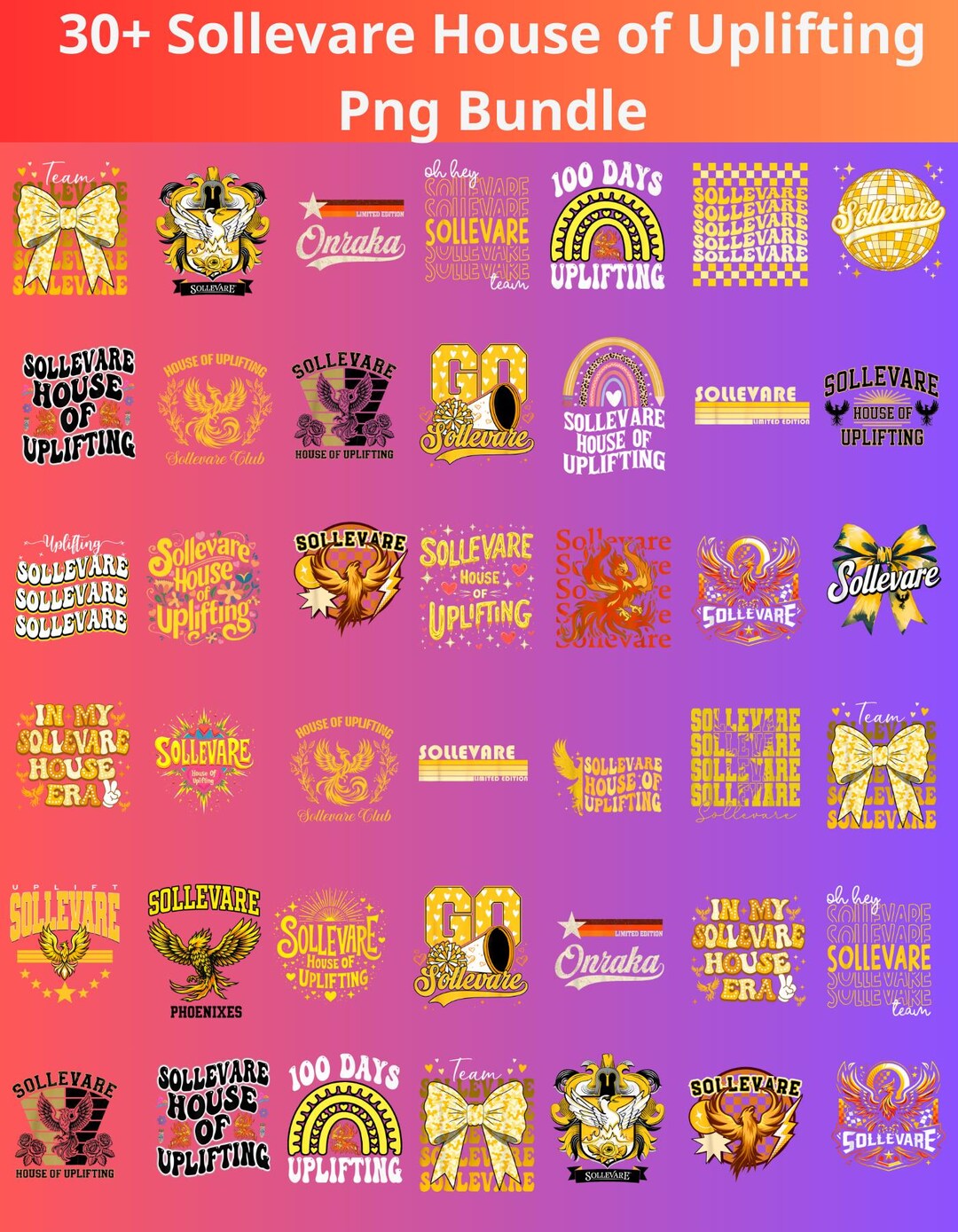 30+ Sollevare House of Uplifting Png Bundle, Back to School Png ...
