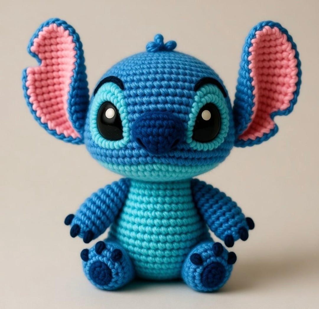 Stitch Amigurumi Crochet Pattern: Easy Plush Toy (PDF Download) - Etsy