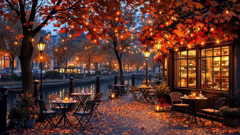 Fall Background Ambience Video Loops | Cozy Autumn Scenes (digital ...