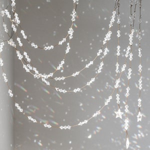 Handmade Swarovski Crystal Star Garland – Christmas Decor - Etsy