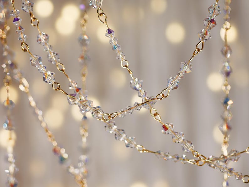 Crystal Garland - Handmade Crystal Garland - Etsy