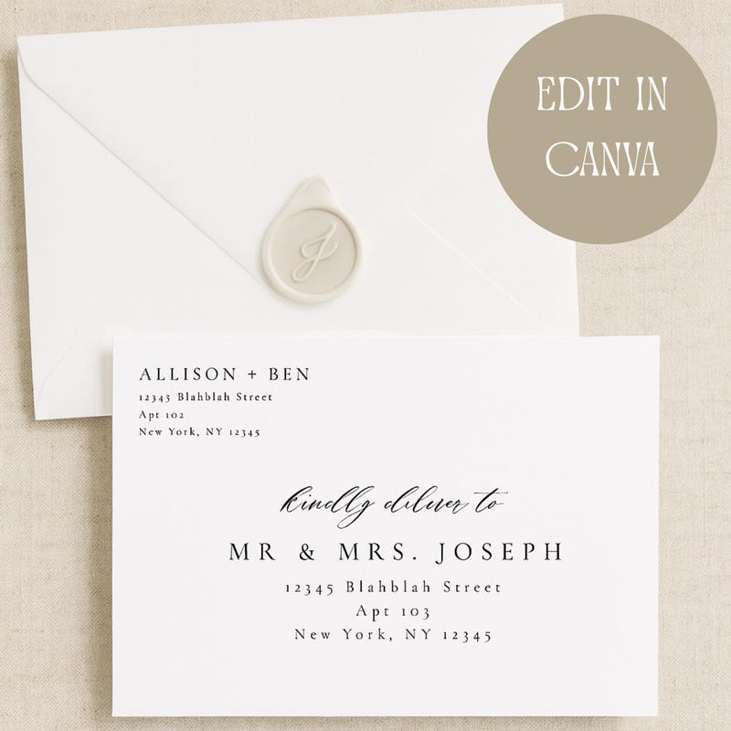 Envelope Addressing Font - Etsy