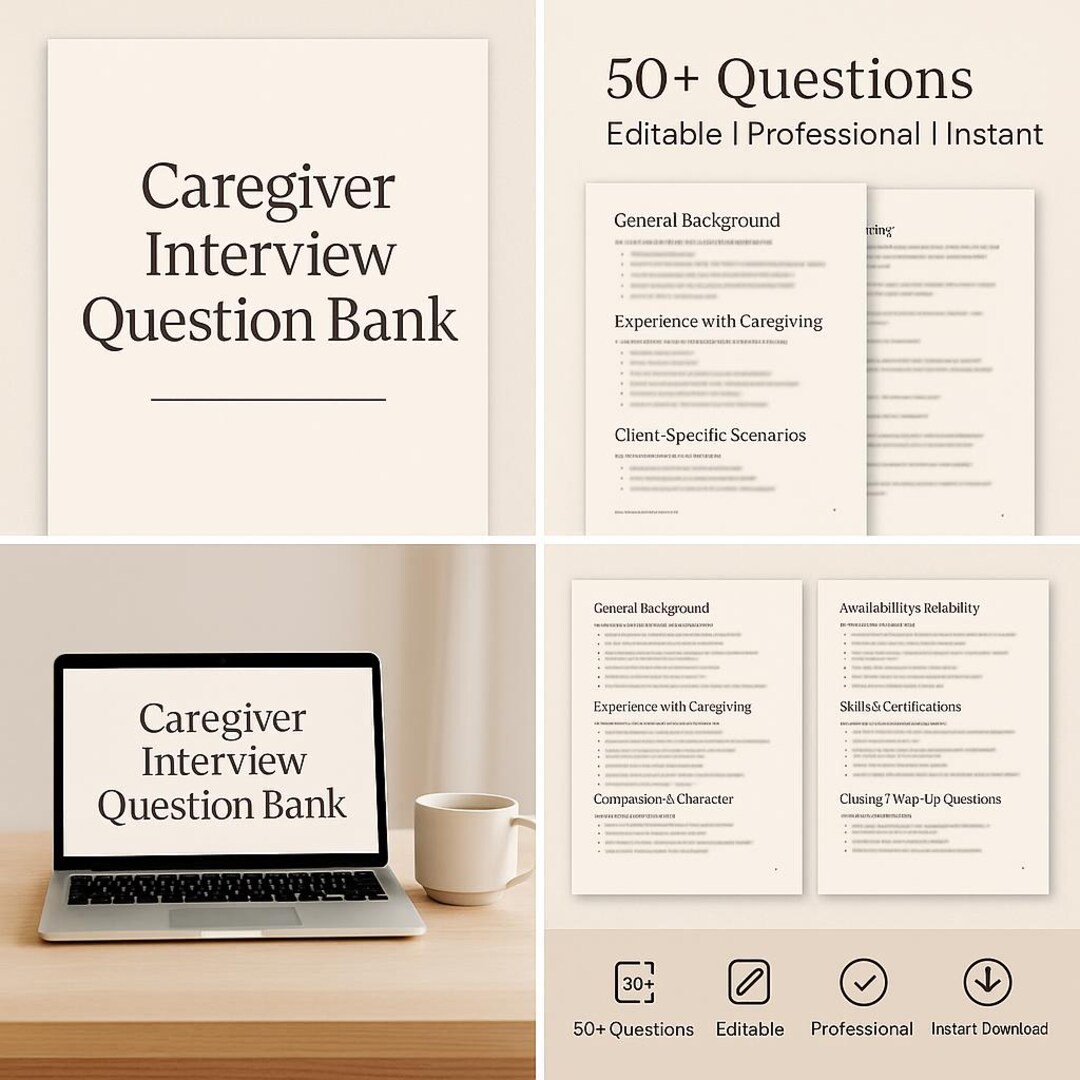 Caregiver Interview Question Bank | 50+ Essential Hiring Questions for ...