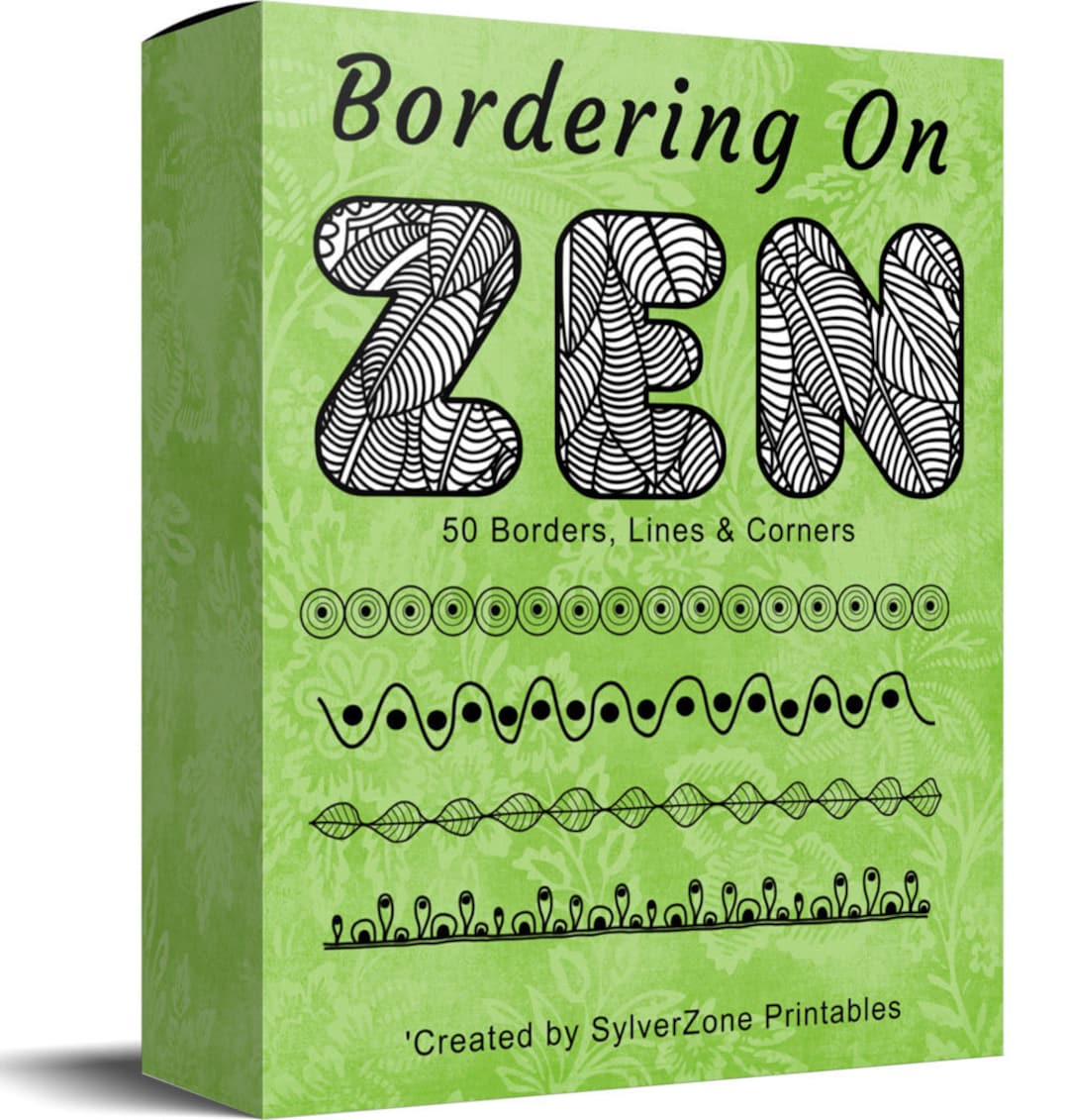 50 Stunning Zentangle Inspired Borders to Add a Little Flair to Your ...