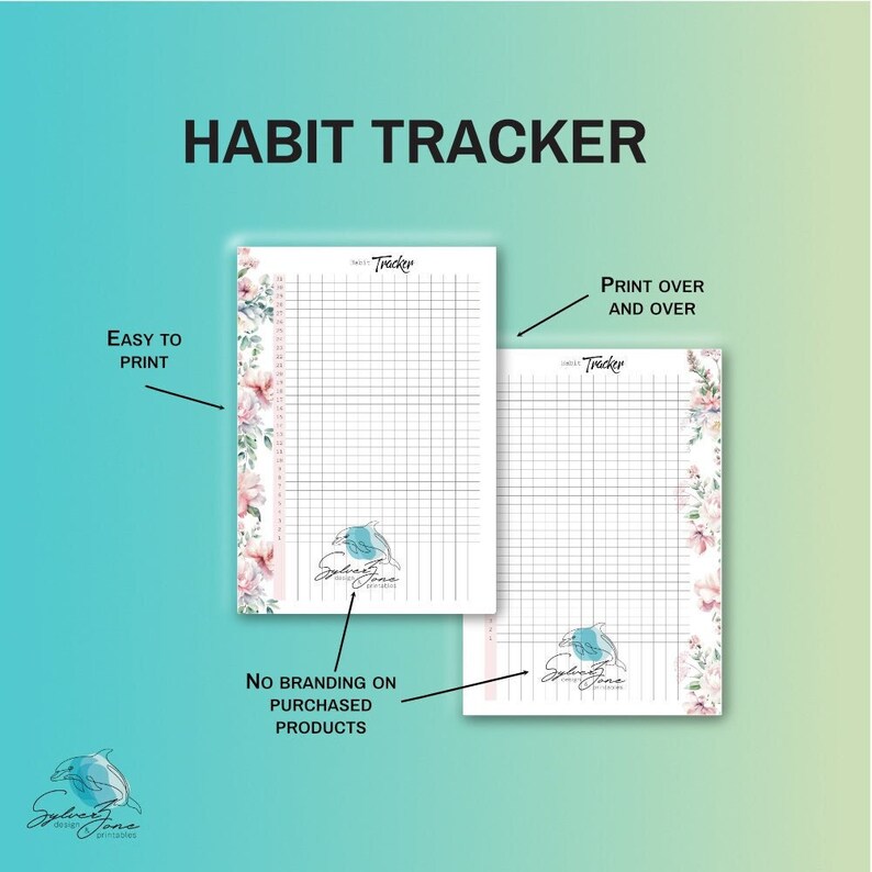 Nature Inspired Habit Tracker - Printable PDF for Instant Download ...