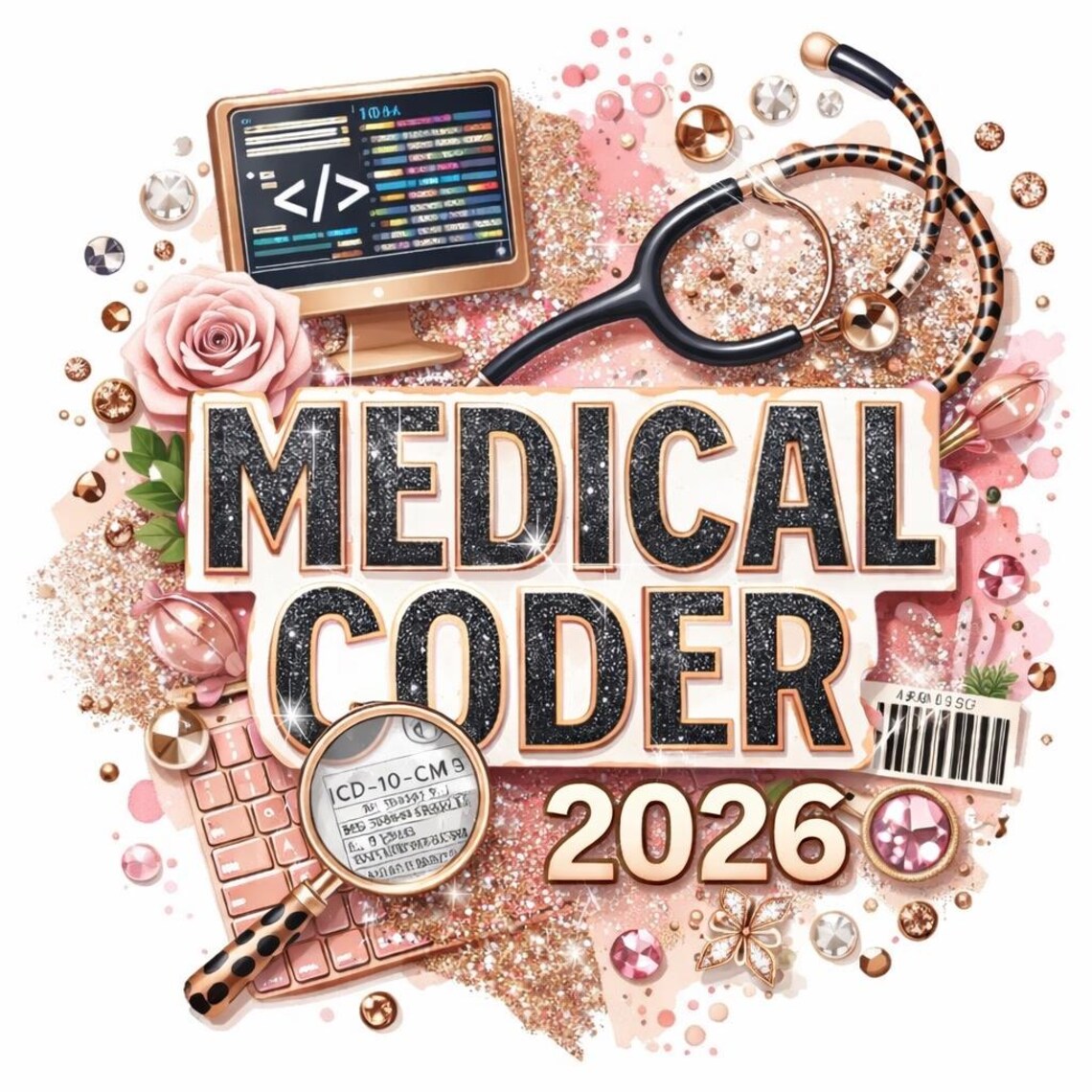 Medical Coder Calendar 2026 | Printable 8.5x11 Wall Calendar | Medical ...