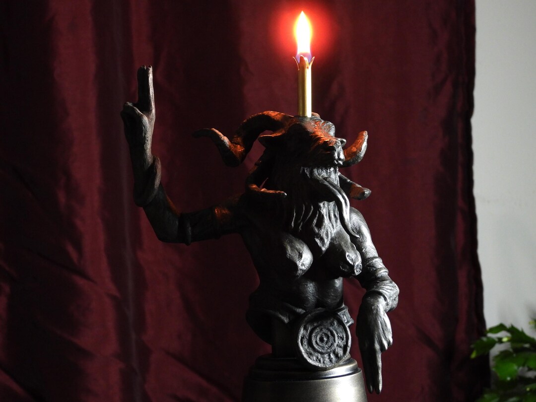 Baphomet Satanic Ritual Oil Lamp - Etsy