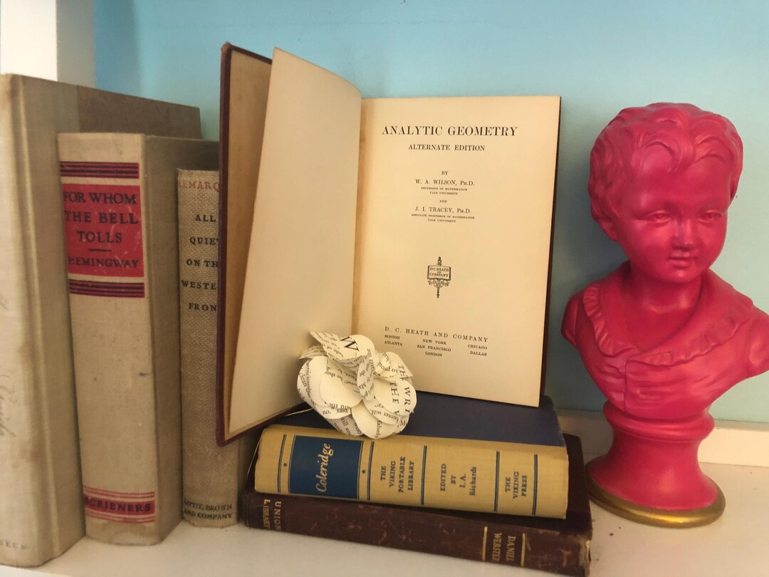Vintage Analytical Geometry Antique Book - Etsy