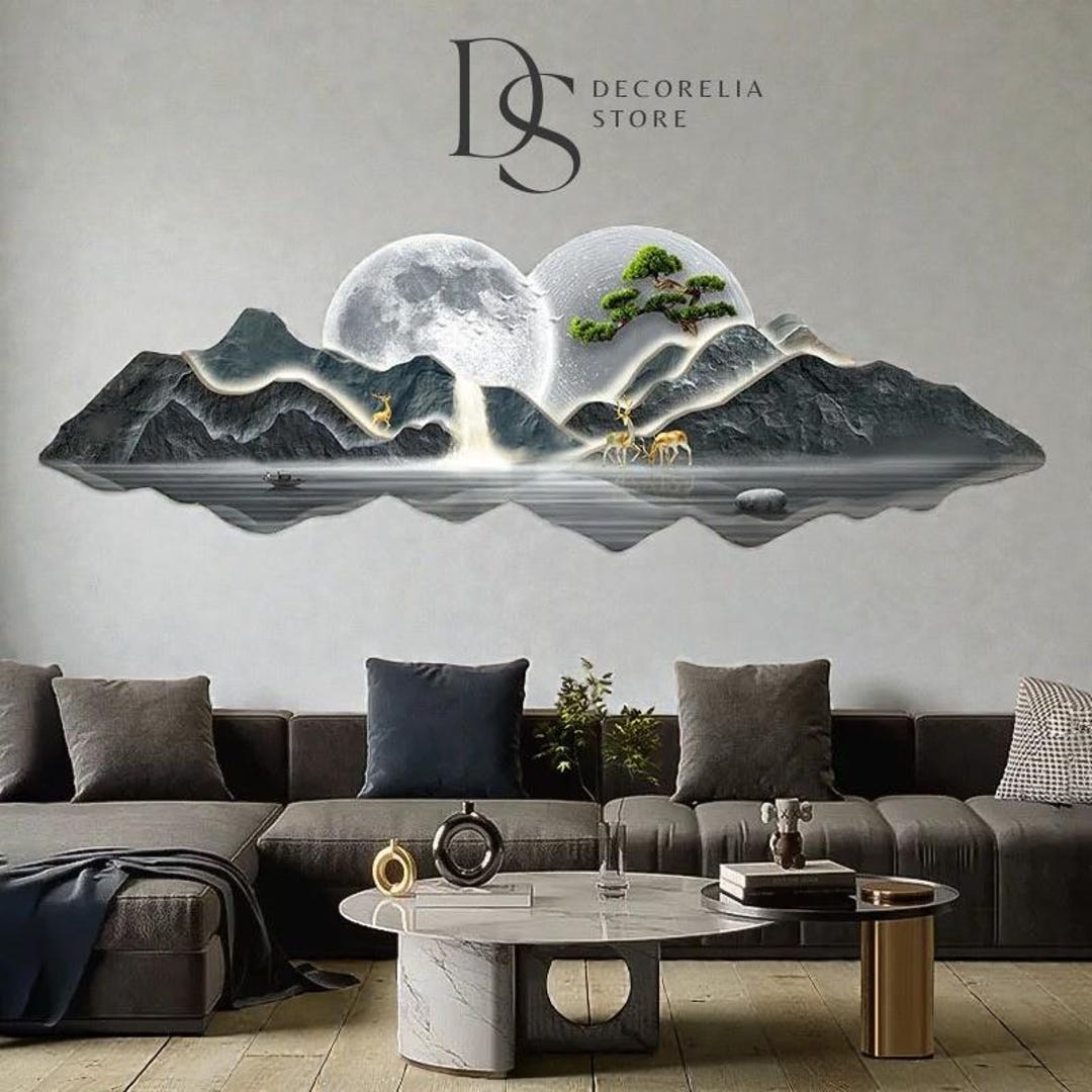 LED Wall Portrait – Illuminated Art for a Refined Interior - Etsy