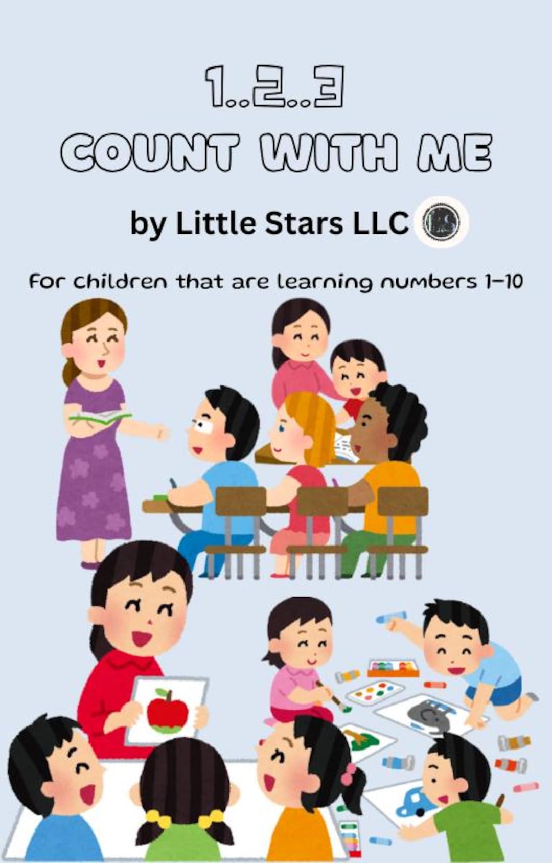 Dinosaur Counting Book Preschool Number Worksheet Printable ...