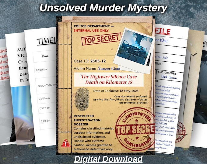 DESCARGA INSTANTE Juego de detectives de archivos de casos, juego de ...