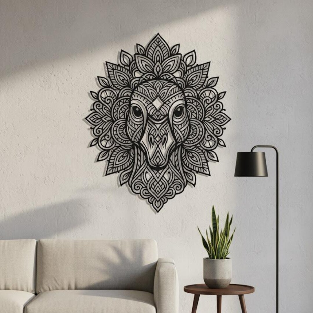 Goose Mandala Head Design: Laser Cut, Print, Engrave (digital Download ...