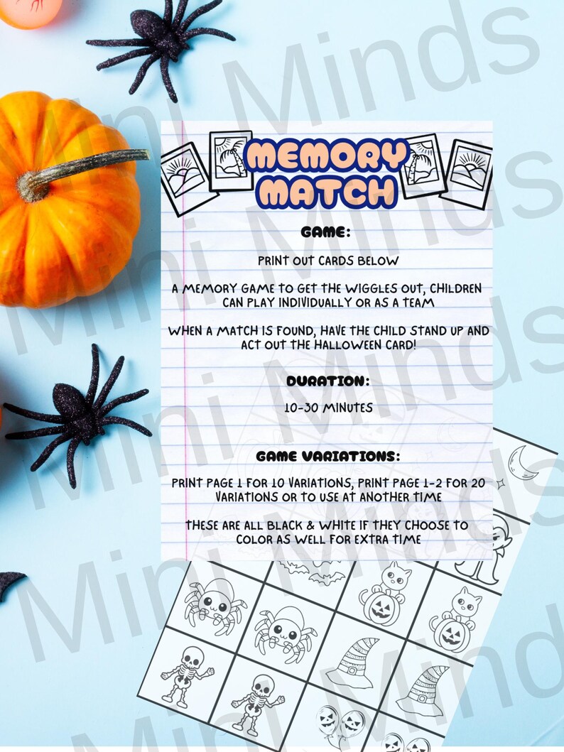 10 Printable Halloween Classroom Games: Brain Breaks, Kids Activities ...