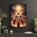 Cosmic Lord Krishna Wall Art Canvas Print | Vishnu Universal Form ...