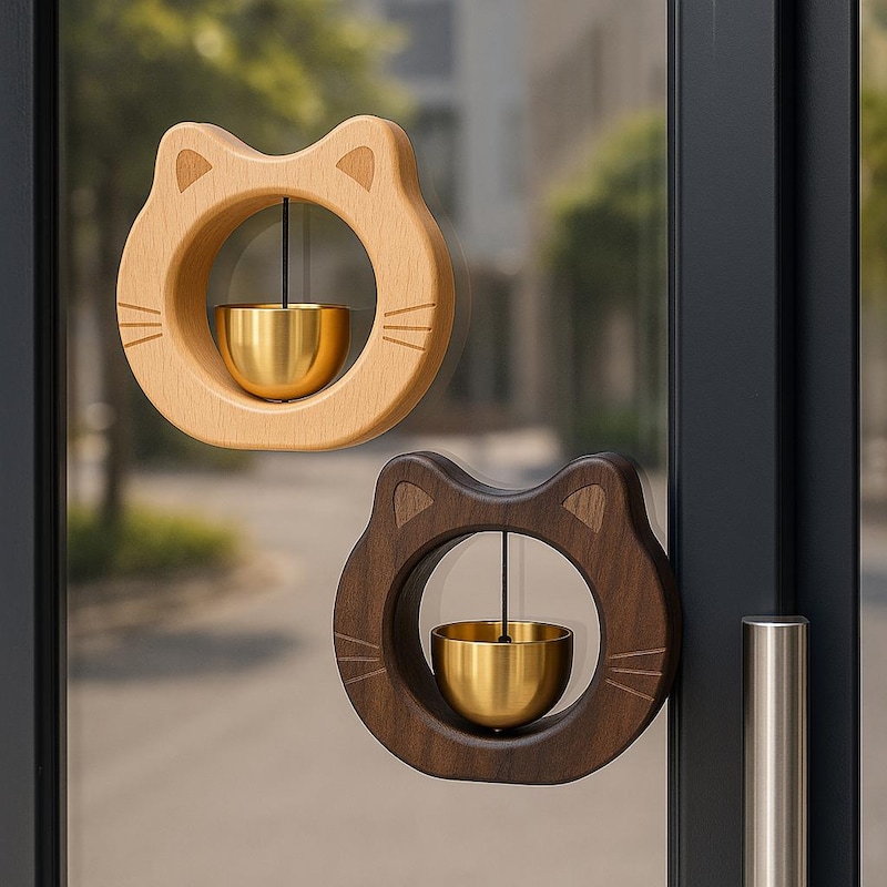 Wooden Magnetic Bell - Etsy