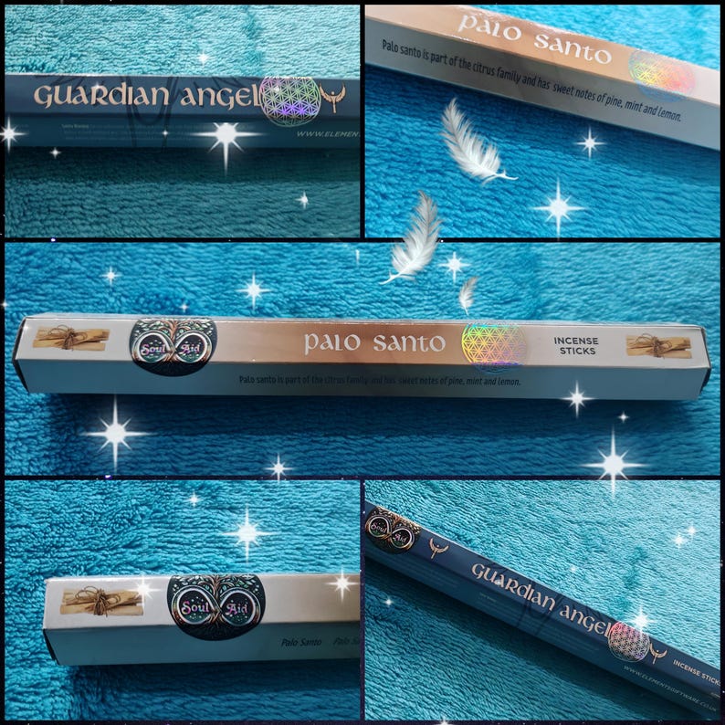 Soul Aid Incense Sticks – Guardian Angel & Palo Santo Collection - Etsy