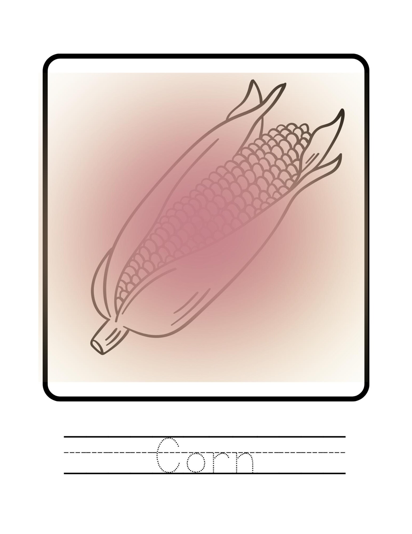 Vegetable Coloring and Tracing Book - Etsy