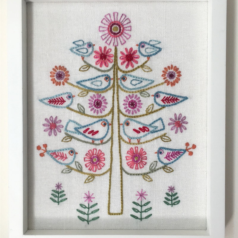 Scandi Embroidery Pattern - Etsy