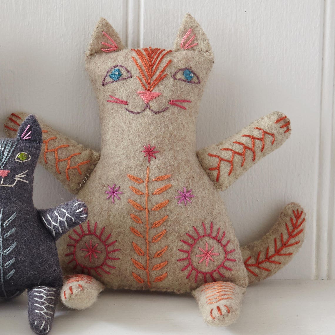 Cat Family Toy Making Kit - Etsy