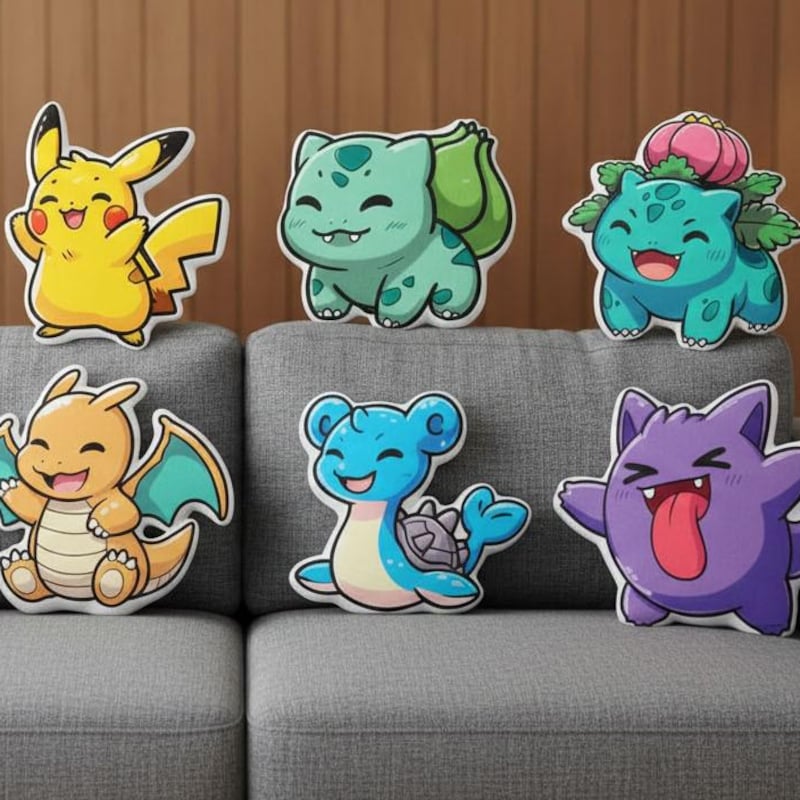 Pokemons Pillow - Etsy