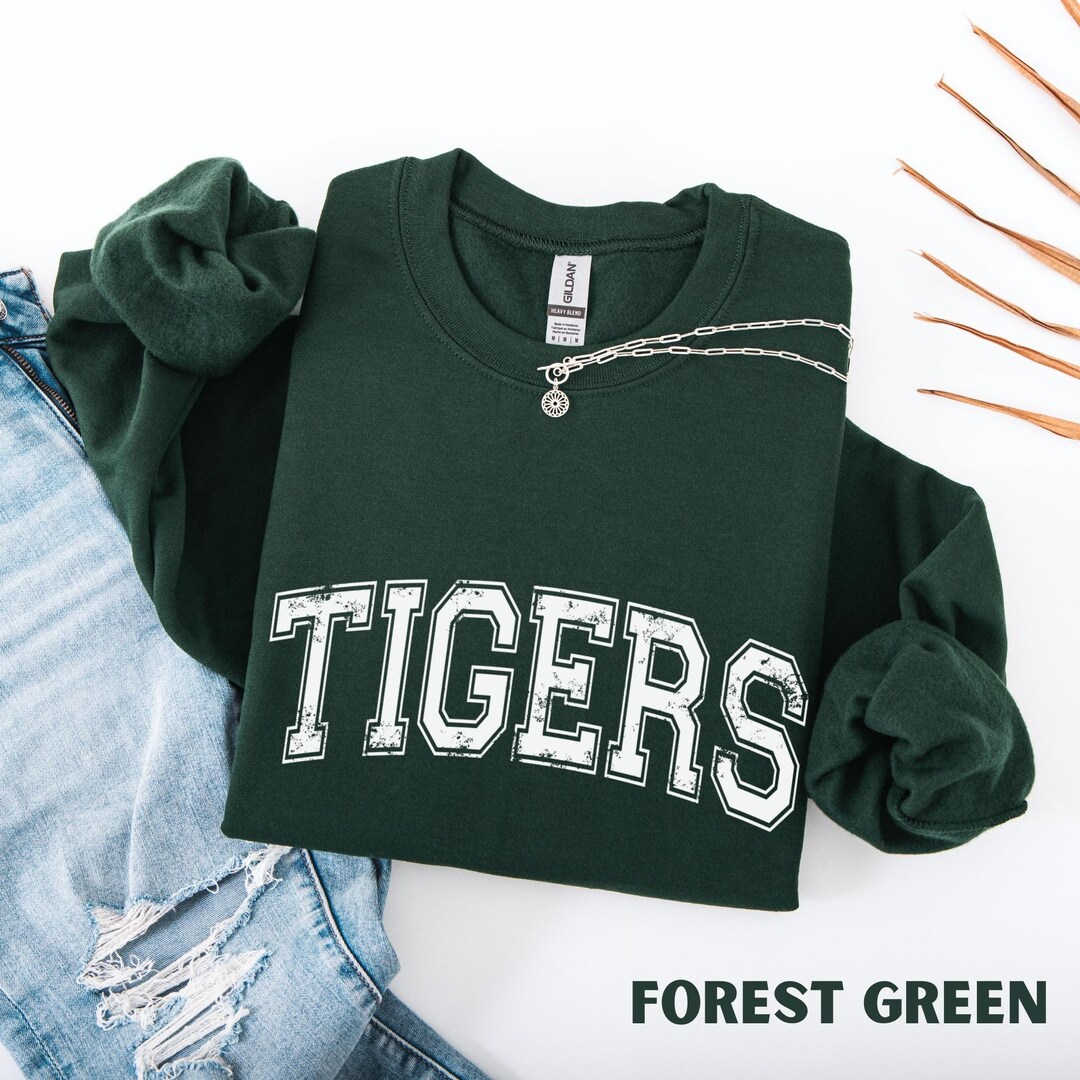 Vintage Tigers Sweatshirt, Tigers Game Day Sweater, College Spirit Gift ...