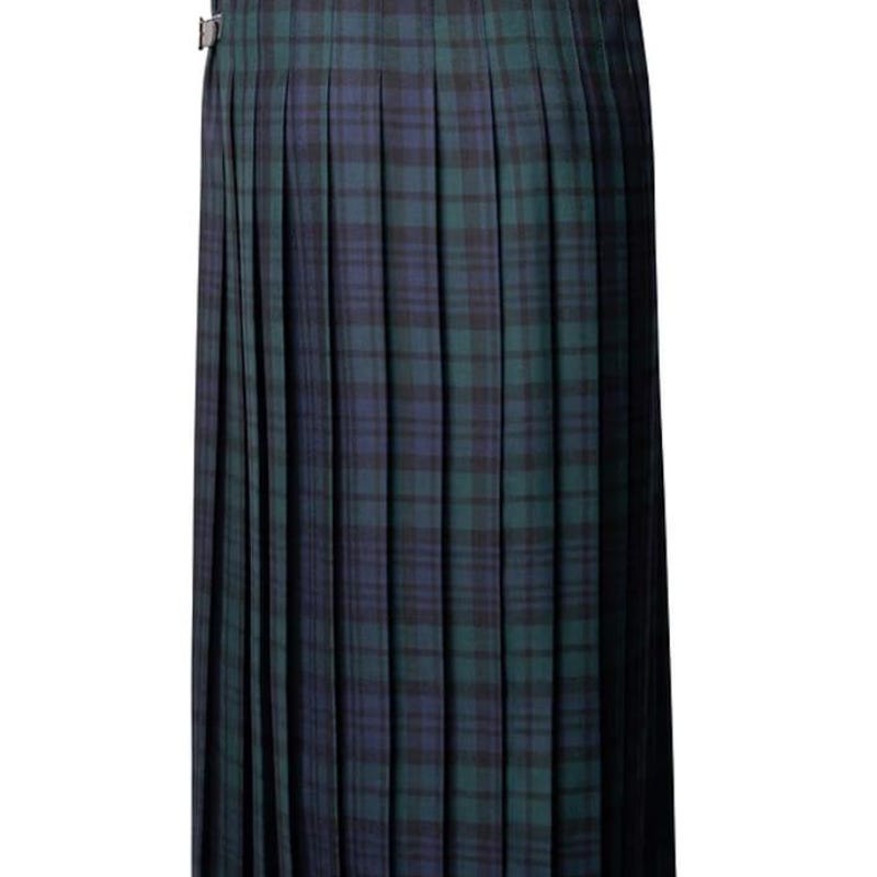 Cotton Tartan Midi Skirt - Etsy