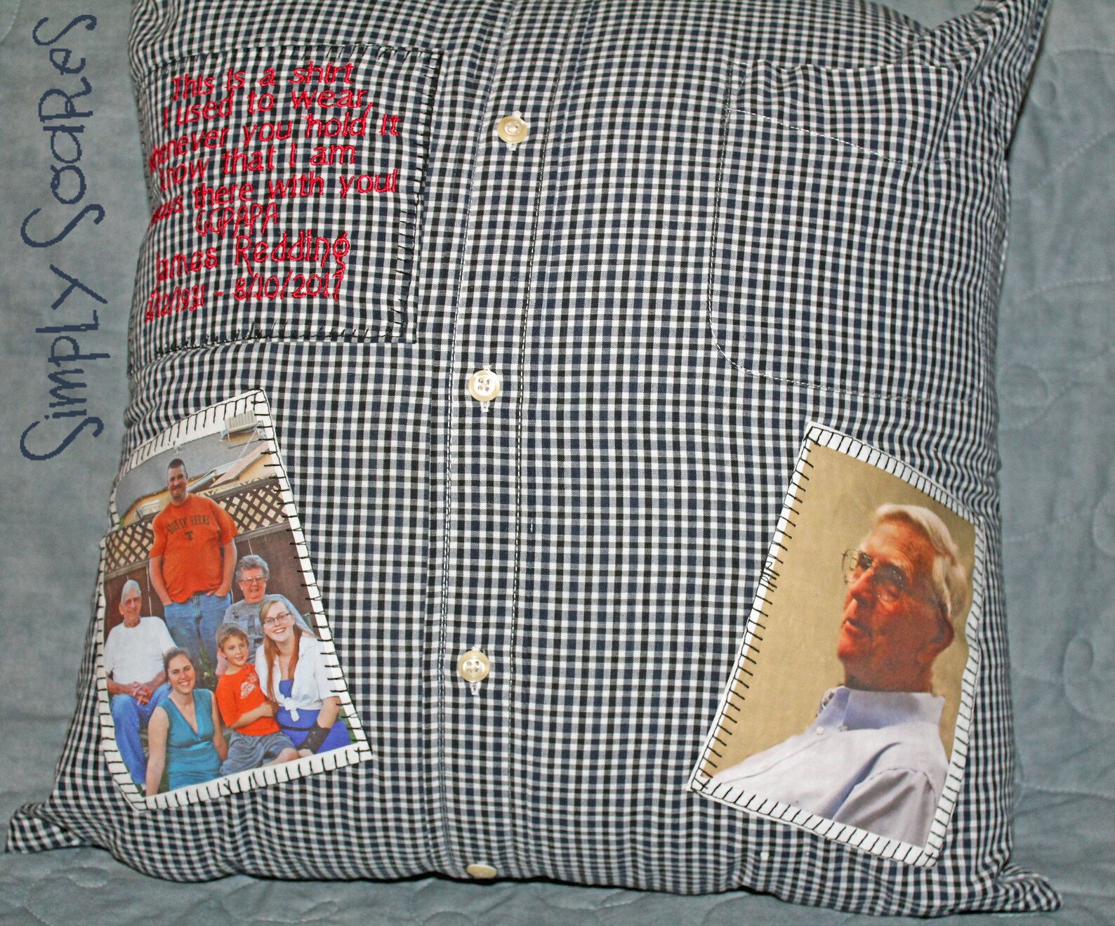 Memory Pillow - Custom Made - Etsy